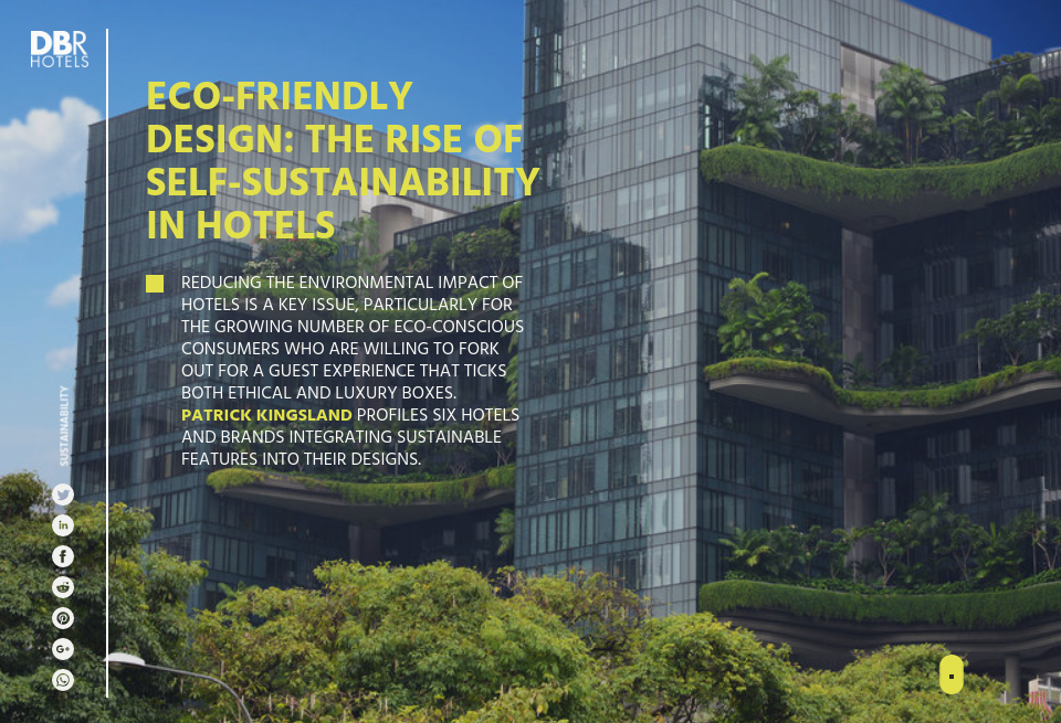 Eco-friendly design: the rise of self-sustainability in hotels - Design ...