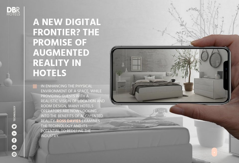 A new digital frontier? The promise of augmented reality in hotels ...
