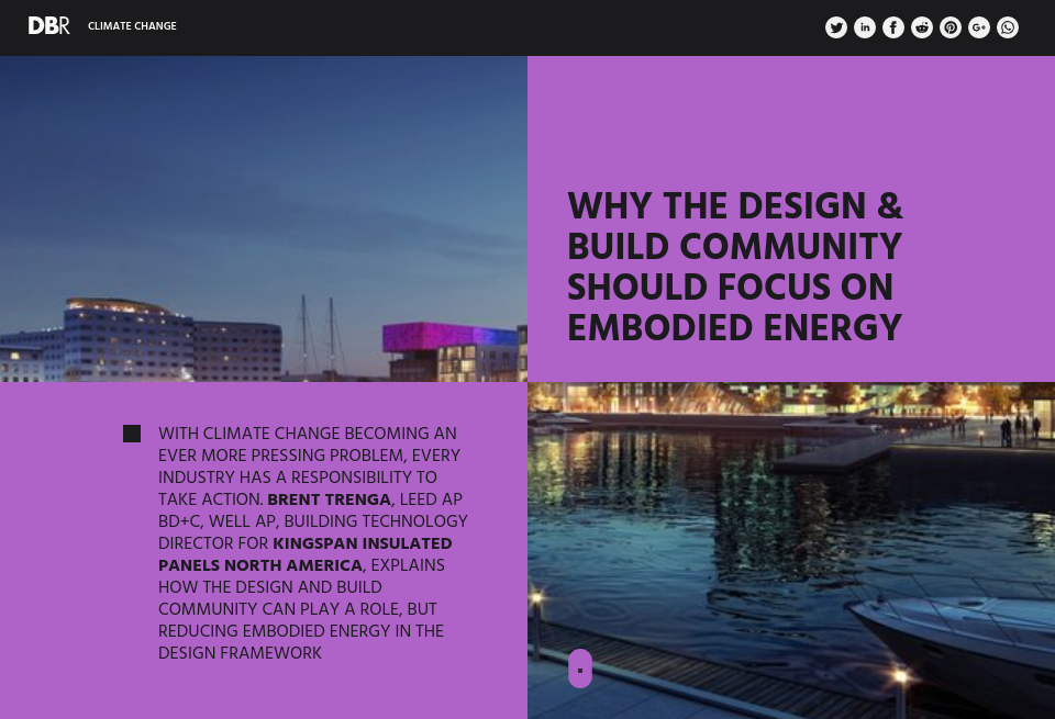 Why the Design & Build Community Should Focus on Embodied Energy ...