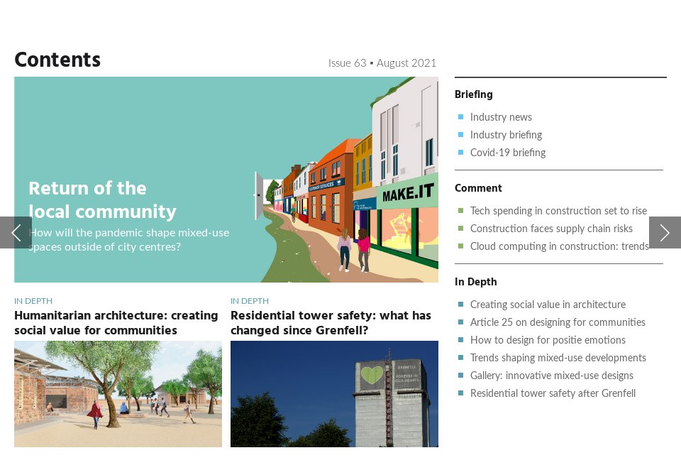 Humanitarian architecture: creating social value for communities ...