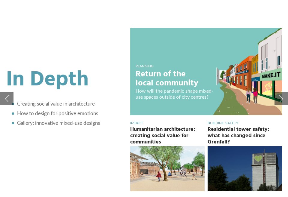 In Depth - Design & Build Review | Issue 63 | August 2021
