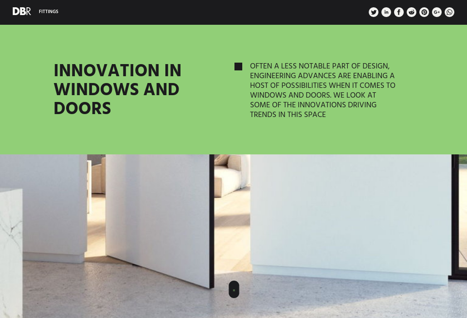 Innovation in Windows and Doors - Design & Build Review | Issue 47 ...