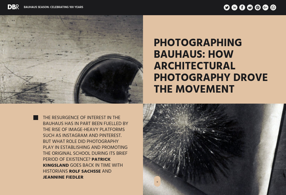 Photographing Bauhaus: How Architectural Photography Drove the Movement ...