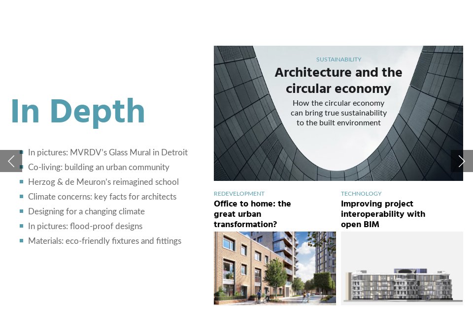 Architecture and the circular economy - Design & Build Review | Issue ...