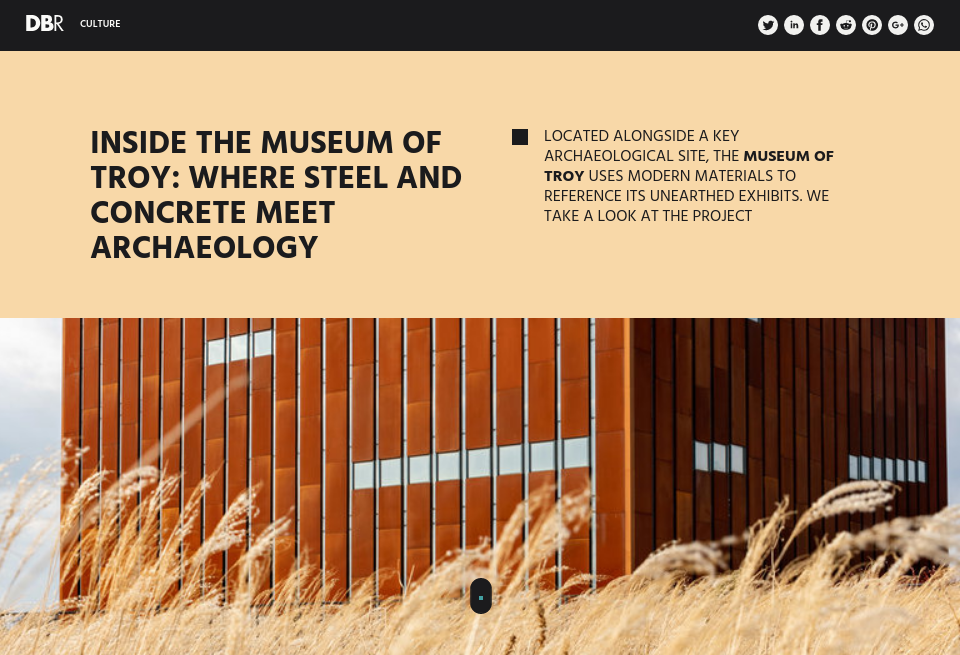 Inside the Museum of Troy: Where Steel and Concrete Meet Archaeology ...