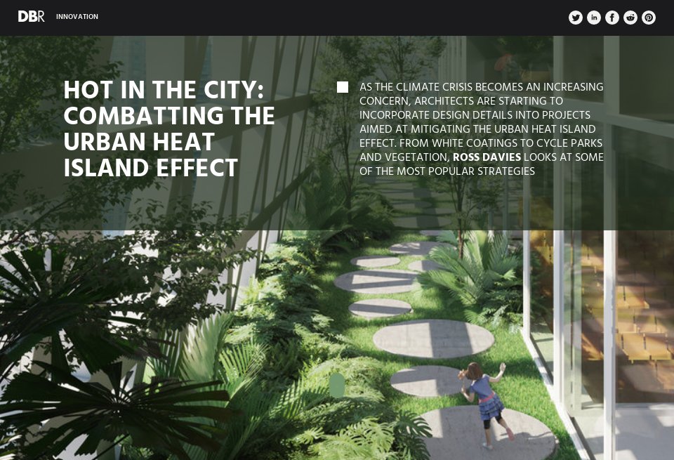 Hot in the City: Combatting the Urban Heat Island Effect - Design ...