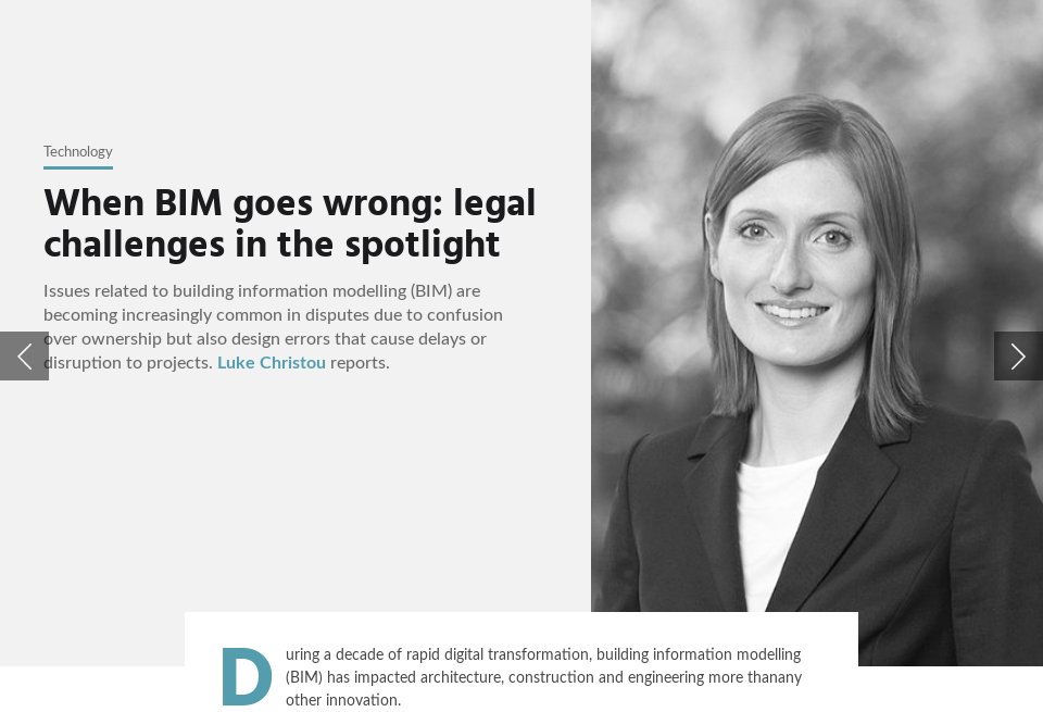 When BIM goes wrong: legal challenges in the spotlight - Design & Build ...