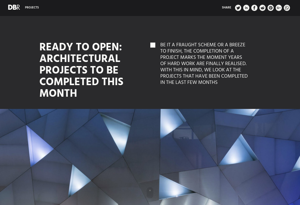 Ready to Open: Recently Completed Architectural Projects - Design ...