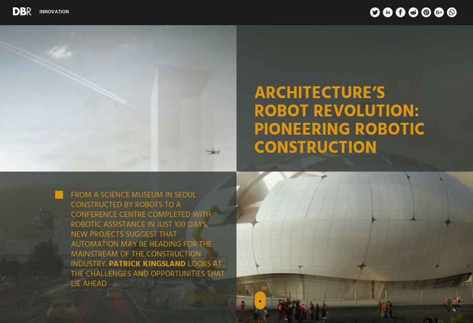 Architecture’s Robot Revolution: Pioneering Robotic Construction ...