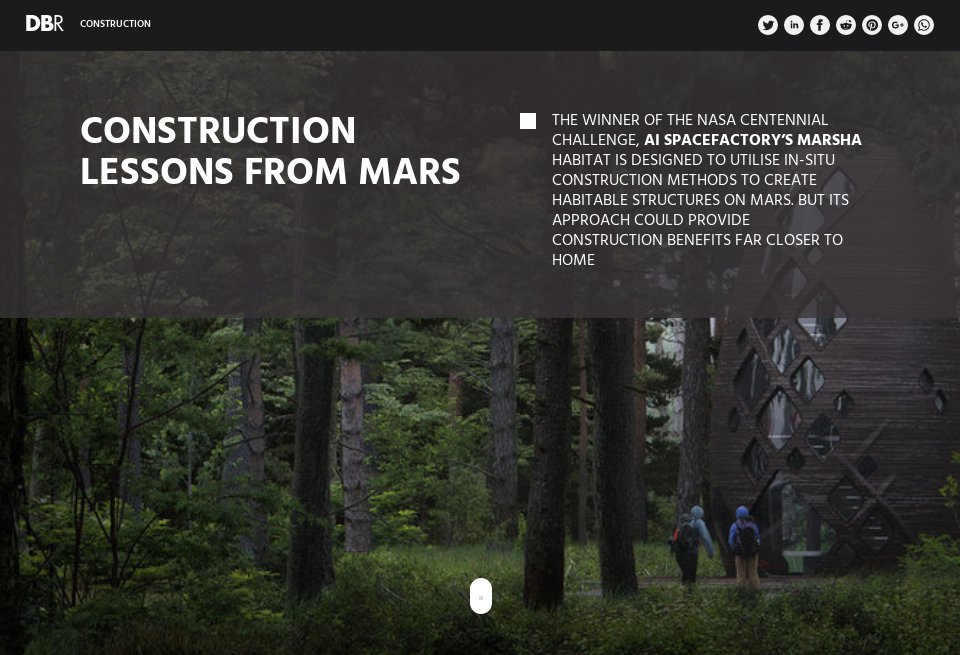 Construction Lessons from Mars - Design & Build Review | Issue 50 ...