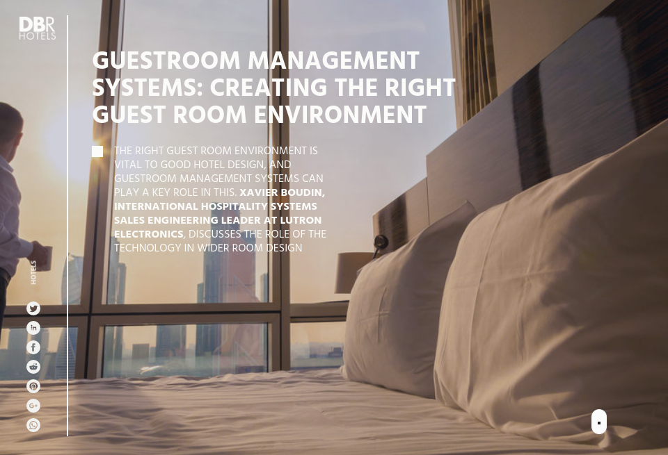 Guestroom management systems: Creating the right guest room environment ...