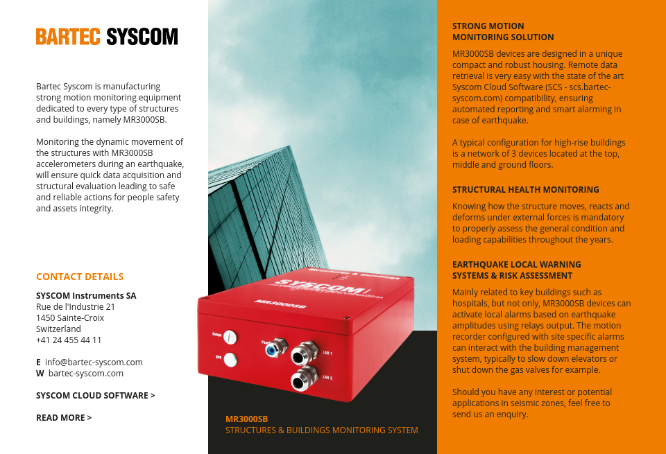 Syscom Instruments SA - Design & Build Review | Issue 46 | October 2018