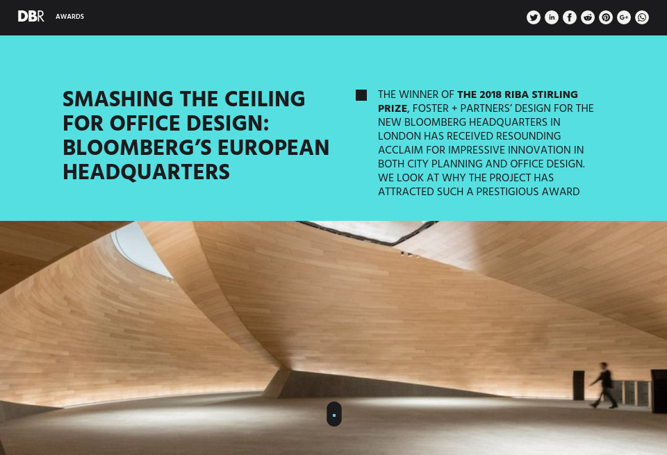 Smashing the Ceiling for Office Design: Bloomberg’s European ...